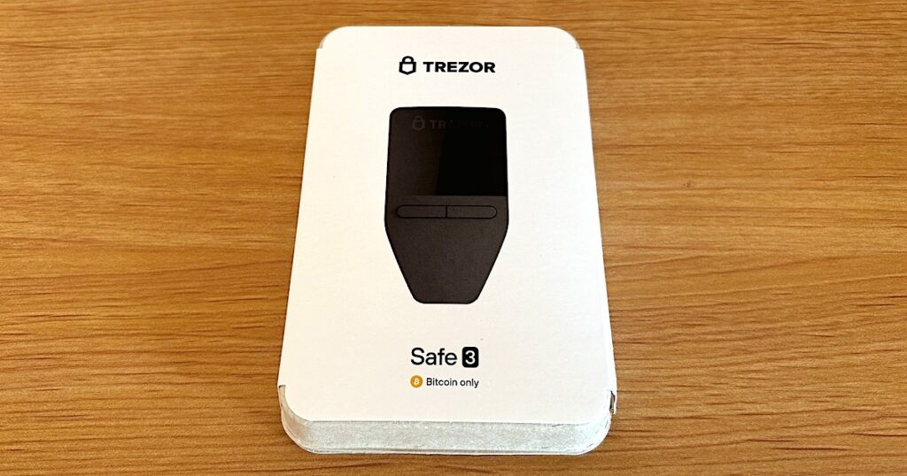 Trezor Safe 3開封レビュー！付属品や使用前の注意点を解説 - 仮想通貨とクジラ