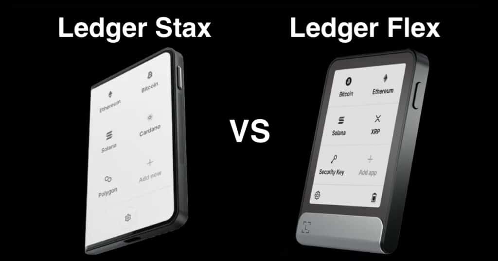 Ledger StaxとLedger Flexを比較｜おすすめのウォレットはどっち？ - 仮想通貨とクジラ